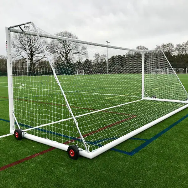 Senior Self-weighted Wheeled 24×8 Football Goal | Sportsafe